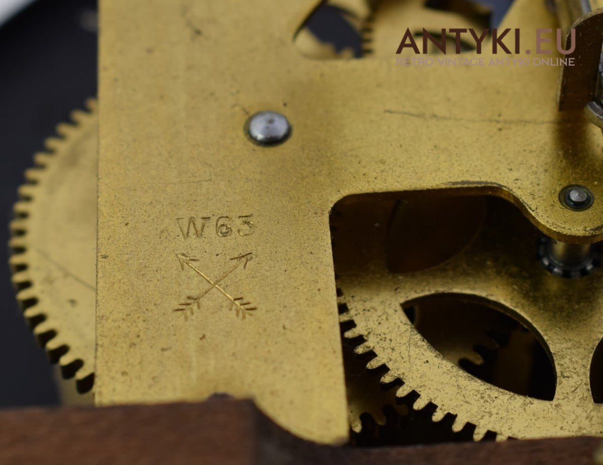 Muzealny zegar na ścianę. Junghans, Hamburg American Clock Company (H.A ...